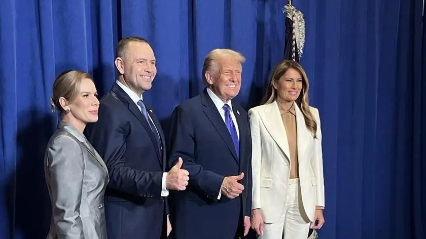 Karol Nawrocki zdradził, o czym rozmawiał z Donaldem Trumpem. "Nawiązał do sytuacji w Polsce ...