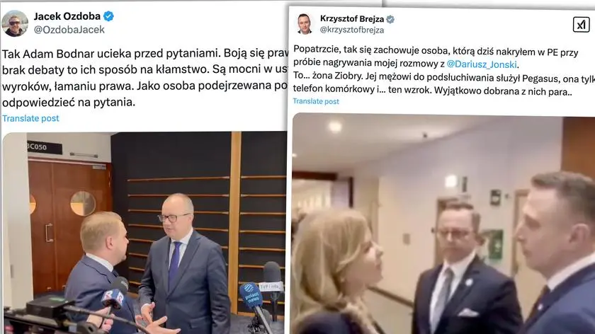 Adam Bodnar w PE. Jacek Ozdoba przerwał konferencję ministra. Krzysztof Brejza: akcję ...