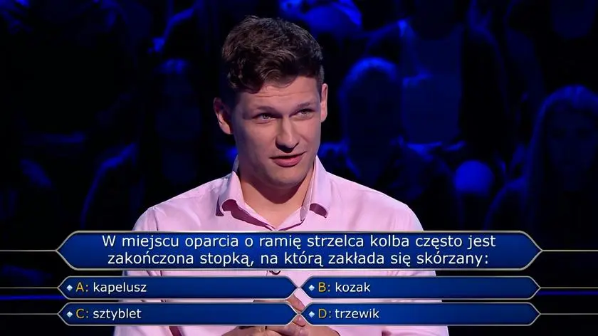 "Milionerzy" TVN. Co zakłada się na zakończenie kolby? Pan Jakub odpowiada na pytanie za 20 ...
