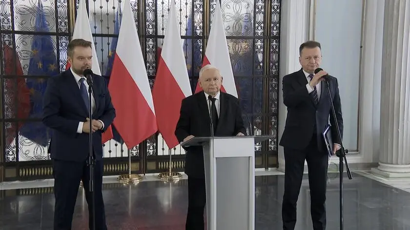 Jarosław Kaczyński o kandydacie na prezydenta: nasz problem polega na tym, że są remisy - TVN24