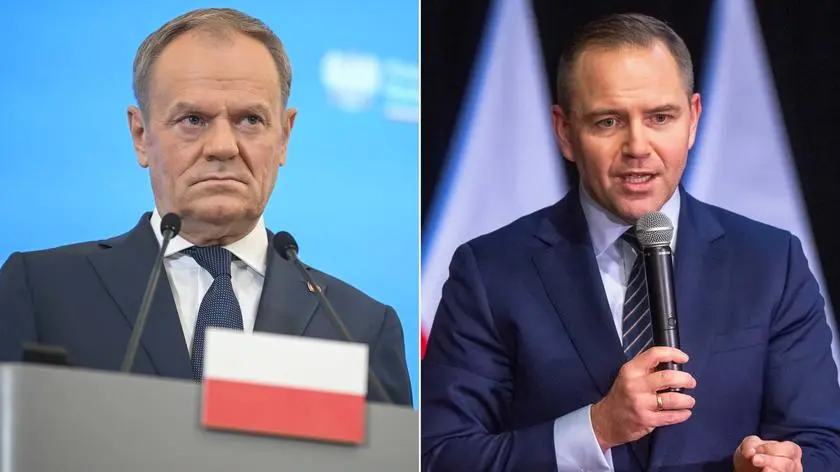 Okrzyki na spotkaniu z kandydatem PiS Karolem Nawrockim. Premier Donald Tusk reaguje - TVN24