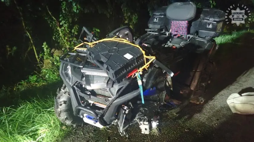 Myszków. Wypadek na quadzie, zatrzymano 42-latka - TVN24