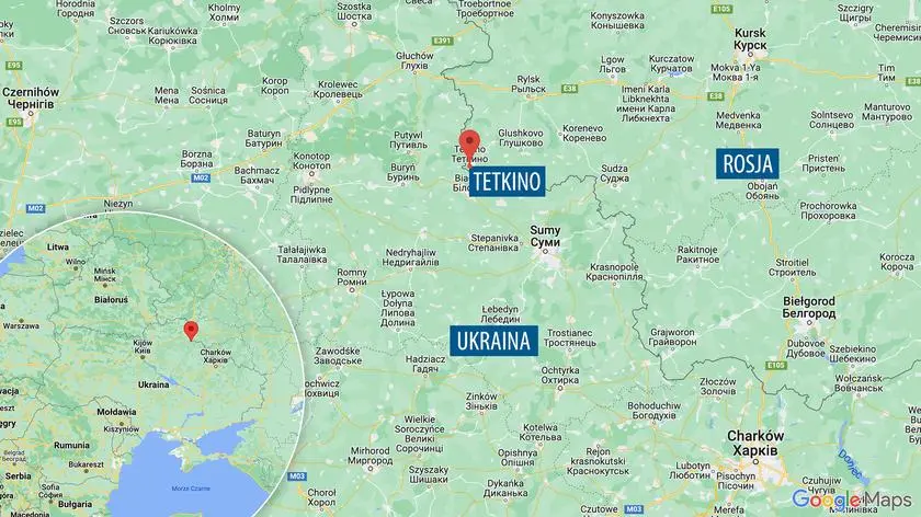 Ukraina. Rosjanie ostrzelali własną wioskę Tiotkino w pobliżu granicy ...