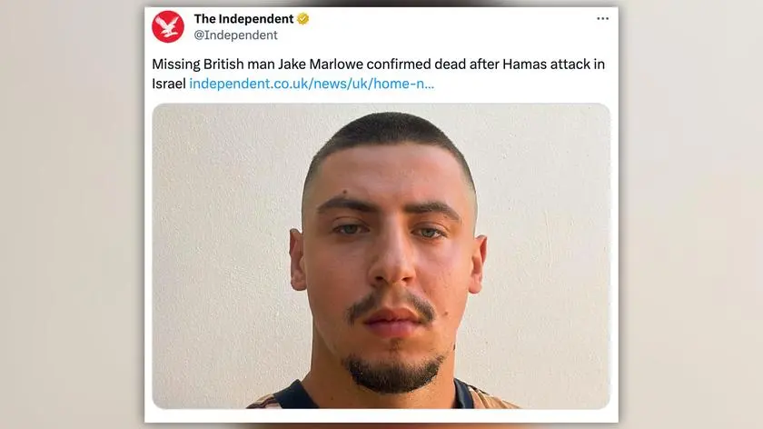Atak Hamasu na Izrael. Jake Marlowe, 26-letni Brytyjczyk, nie żyje. Był ...