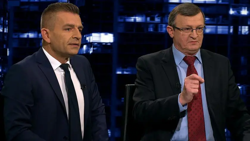 Afera KNF. Bartosz Arłukowicz i Tadeusz Cymański w Kropce nad i - TVN24
