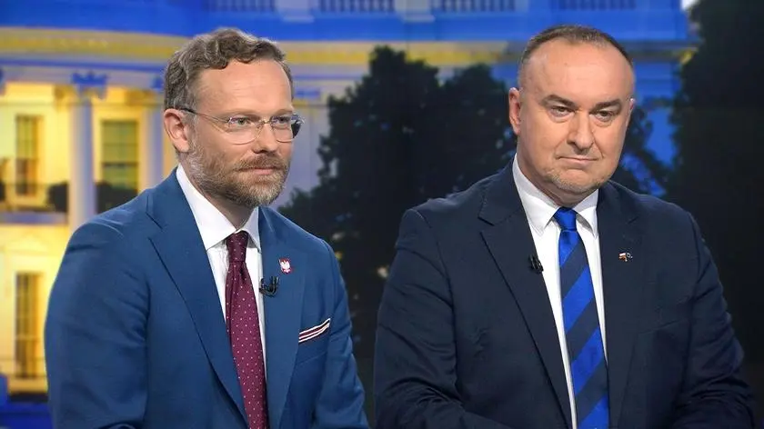 Debata Joe Bidena z Donaldem Trumpem. Politycy Michał Kobosko i ...