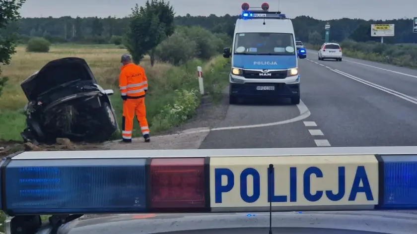Całowanie. Auto wpadło do rowu, cztery osoby są ranne | TVN Warszawa