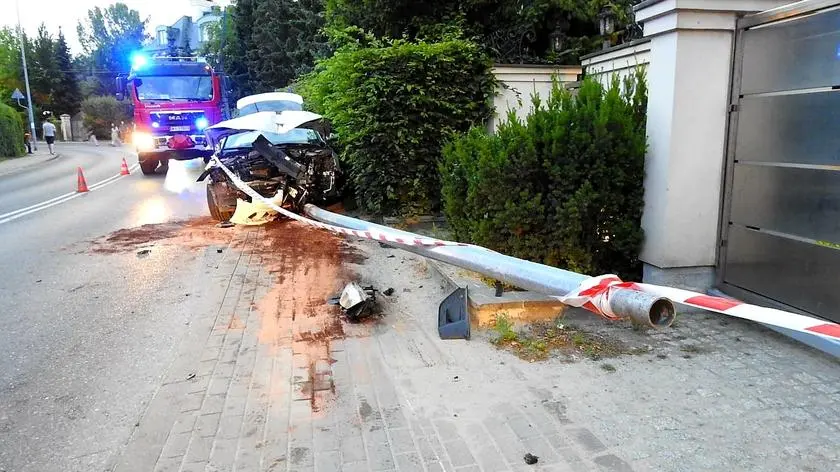 Warszawa. Kolizja na Sytej, kierowca pijany | TVN Warszawa