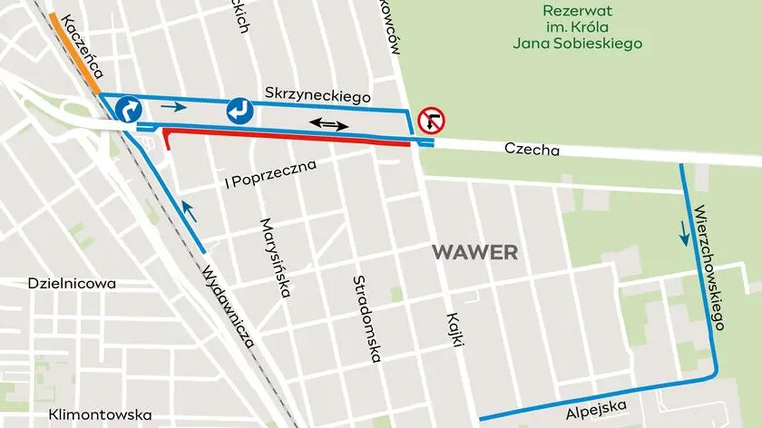 Warszawa. Remont ulicy Czecha. Utrudnienia. Objazdy | TVN Warszawa