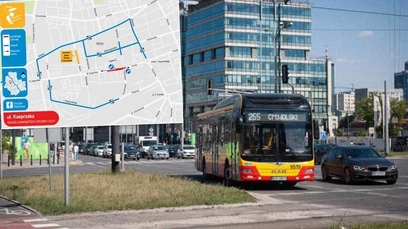 Warszawa. Utrudnienia i objazdy na Kasprzaka i Karolkowej | TVN Warszawa