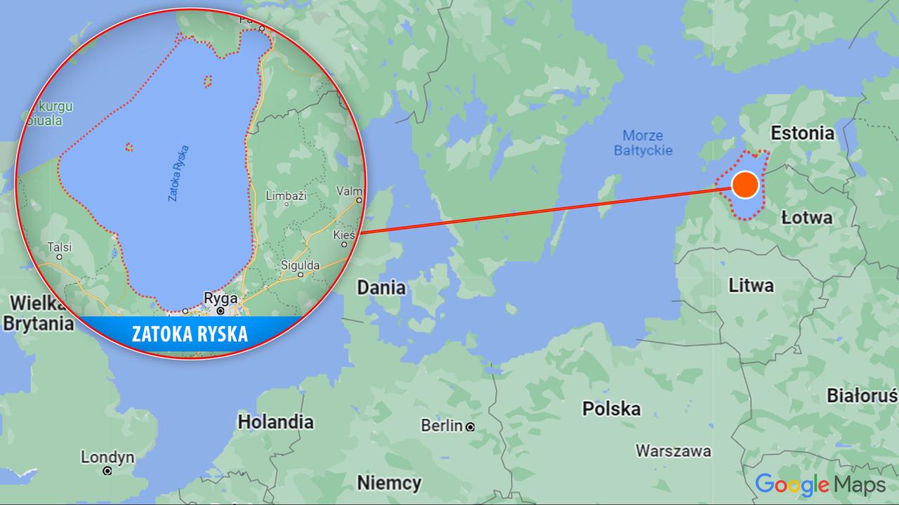 Morze Bałtyckie, Łotwa, Zatoka Ryska. Media: Pożar statku z niebezpiecznym ładunkiem. Jednostka ...