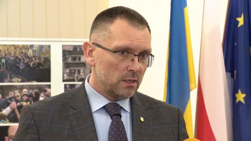 Ukraina. Wołodymyr Zełenski o sytuacji na granicy z Polską - TVN24