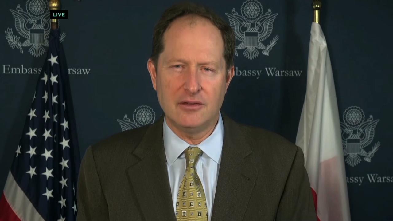 Mark Brzezinski. Ambasador USA w Polsce na Media for Freedom Summit ...