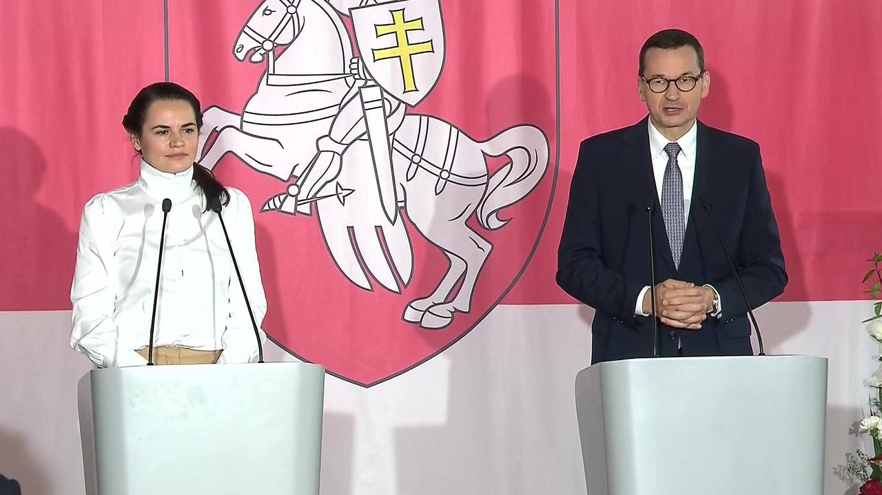 Swiatłana Cichanouska w Warszawie. Spotkanie z premierem i wizyta w ...