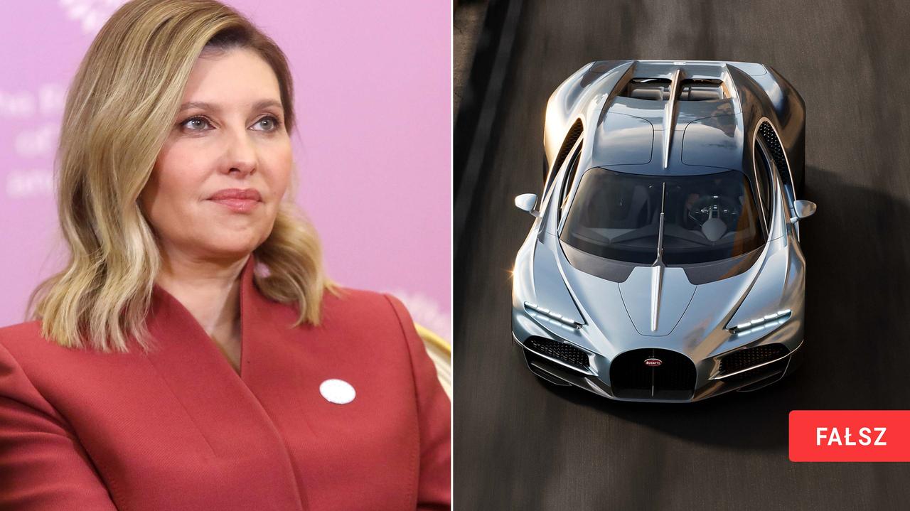 "Olena Zelenska pierwszą osobą, która zakupiła nowe Bugatti Tourbillon ...