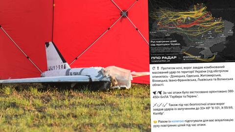 Rosyjskie drony w Polsce. Mapka "w służbie propagandy"? Co pokazuje - Konkret24