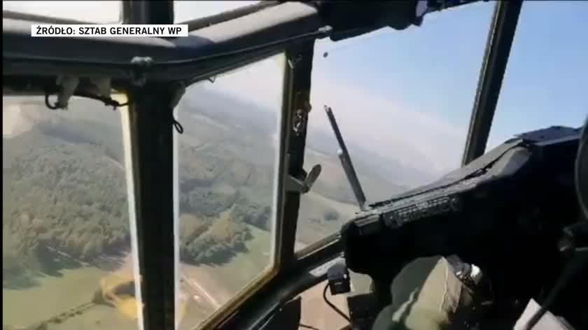 Ruskowo, Przeździęk Wielki. Ćwiczenia ROUTE 604. Ląduje C-130 Hercules ...