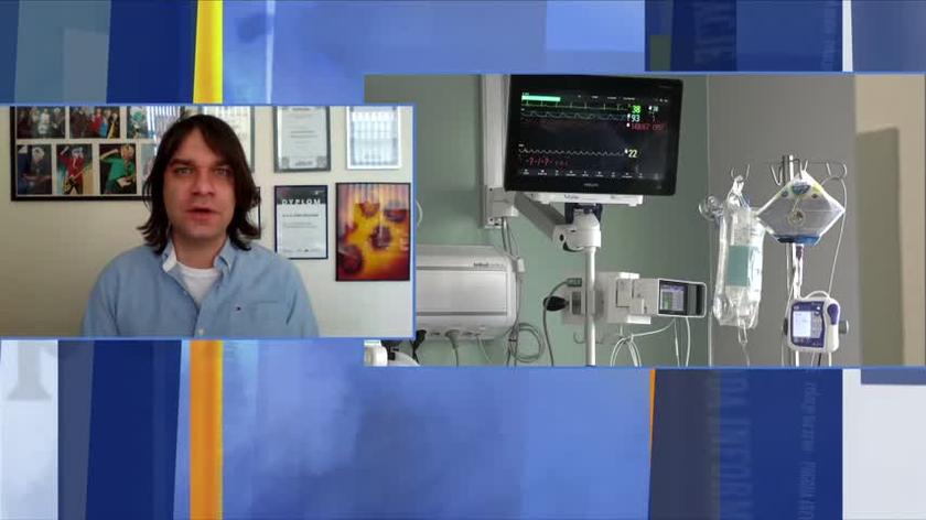 Koronawirus w Polsce, wariant omikron. Mikrobiolog, biolog medyczny ...