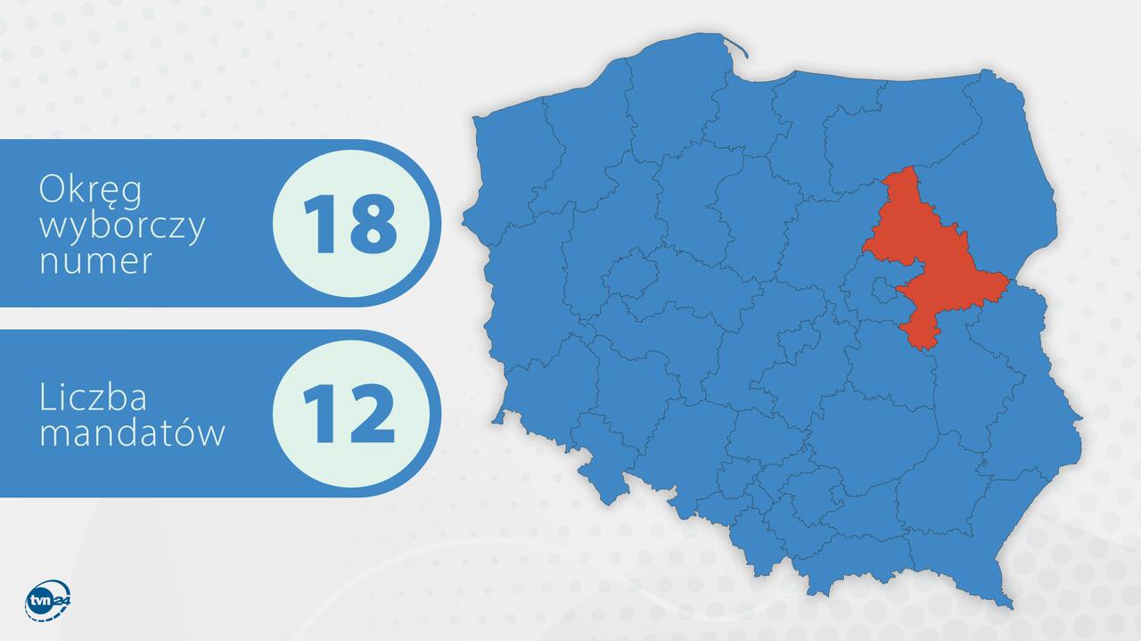 Wybory 2023. Kandydaci do Sejmu z Siedlec i Ostrołęki - okręg nr 18 [Lista] - TVN24