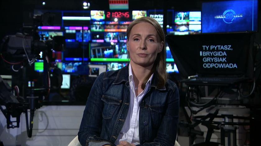 Brygida Grysiak w "Ty pytasz, TVN24 odpowiada". Spotkanie na Facebooku ...