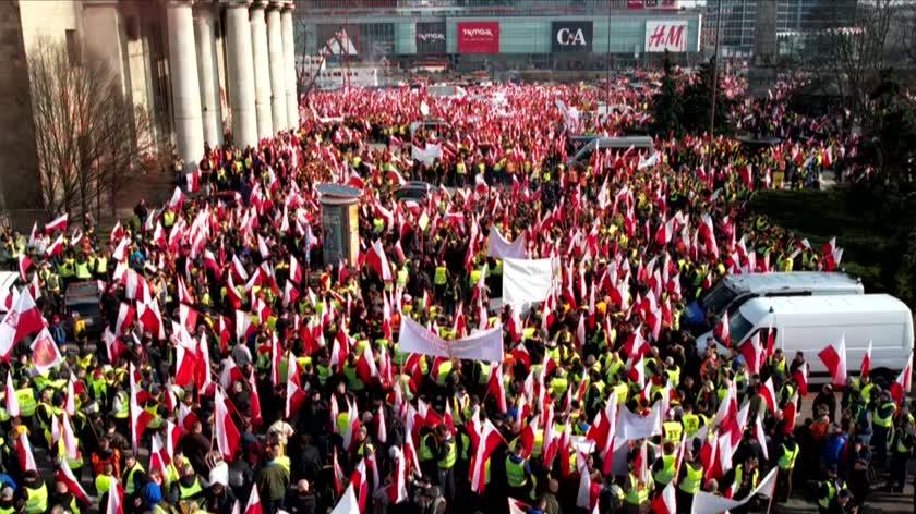 Protest rolników, zapowiadają, że wrócą do Warszawy. Szymon Hołownia po ...