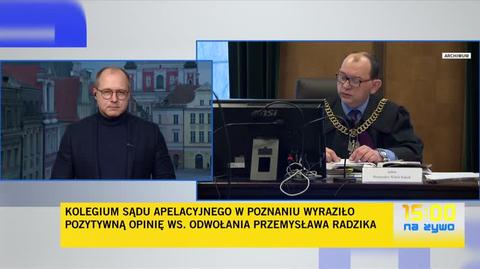 Poznań. Sędzia Przemysław Radzik pojawił się w sądzie. Zabrał swoje ...
