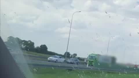 Niedrzew Drugi, Kutno. Zderzenie ciężarówki z autobusem przewożącym ...