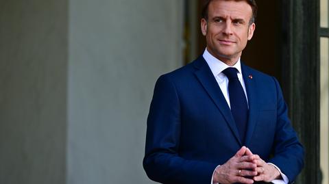 Emmanuel Macron odwiedza Niemcy. To pierwsza taka wizyta od 24 lat - TVN24