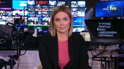 Patrycja Redo-Łabędziewska w programie "Ty pytasz, TVN24 odpowiada ...
