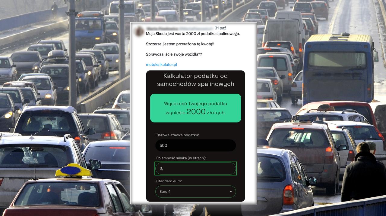 Kalkulator oblicza nowy podatek od aut spalinowych? Autorzy: nie ...