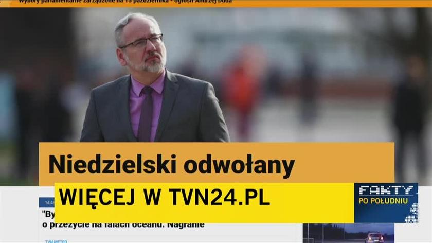 Adam Niedzielski odwołany z funkcji ministra zdrowia. Piotr Pisula ...
