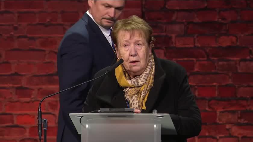 Elza Baker. Przemówienie na obchodach 75. rocznicy wyzwolenia obozu ...