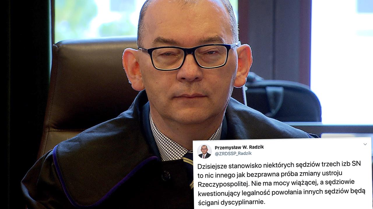 Przemysław Radzik: sędziowie kwestionujący legalność powołania innych ...