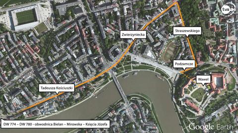 Z Balic na Wawel. Trasa przejazdu papieża - TVN24