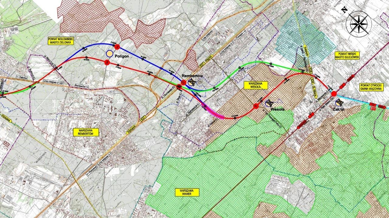 Prezentują warianty Wschodniej Obwodnicy Warszawy | TVN Warszawa