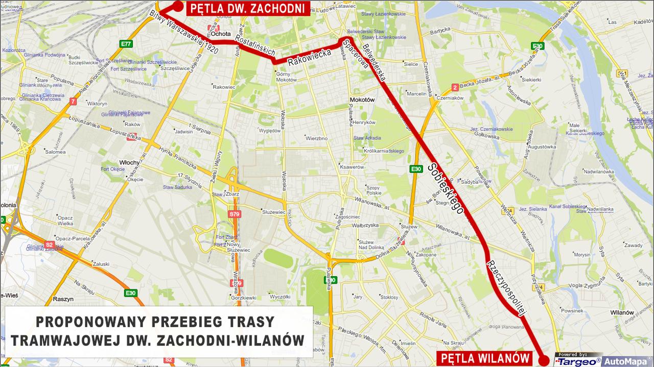 Tramwajem do Wilanowa. "Nowa trasa w ciągu pięciu lat" | TVN Warszawa