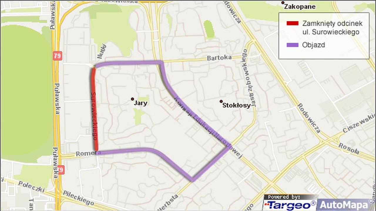 Autobusy na objazdy na Ursynowie | TVN Warszawa